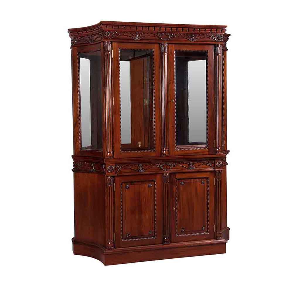 Flute Leg 2 Door Bookcase | Griffiths & Griffiths